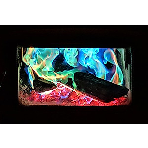 Mystical Fire Merlin’s Fire Colorant Vibrant Long-Lasting Pulsating Flame Color Changer for Indoor or Outdoor Use 0.882 oz Packets 25 Count Box