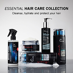 TRUSS Hair Protector - Powerful Heat Protectant + Blowout Cream - Easy-to-Use Blow Dryer + Detangler Spray with Strong Thermal Protection for Hair - Smoothing Anti Frizz Blow Dry Cream - (240 ml)