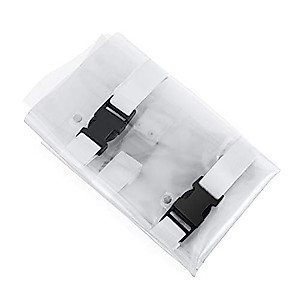 Foot Pad Dustproof Dental Chair Toe Cover Sleeve with Elastic Bands, Foot Mat Cushion Transparent Dentist Clinic Unit Protector Anti-Dropping - Washable & Reusable