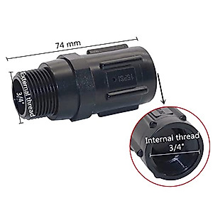 Folewr 15psi-45psi Thread Water Pressure Regulating Valve Reducing Valves Device for Indoor Outdoor Garden Yard Agriculture Water Pressure regulating valv