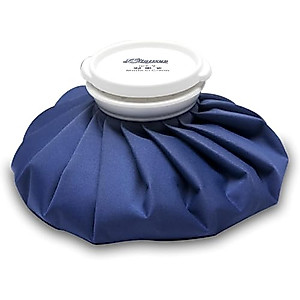 BICAREE Ice Pack for Injuries Reusable, Ice Bags Hot Water Bag for Hot & Cold Therapy and Pain Relief with Cover, No-Leak Elastic Breathable Ice Bag, Size 9"