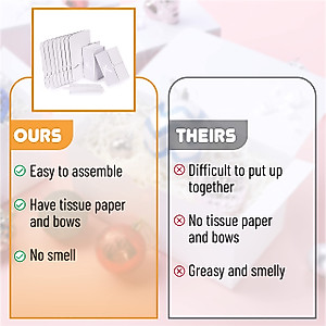 MPFY- Gift Box, 10 Pack, 9x4.5x4.5Inch, White, Gift Boxes with Lids, Bridesmaid Proposal Box, Gift Boxes for Presents, Small Gift Boxes, Bridesmaid Box, White Gift Boxes, White Box, Gift Box with Lid