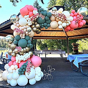 Dusty Blue Balloon Garland Slate Blue Latex Balloons Different Sizes Dark Teal Pastel Balloon Arch Kit for Neutral Baby Shower Wedding Teddy Bear Birthday Party Decoration