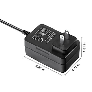 J-ZMQER 2-Prong 12.6V AC Adapter for Aiper Seagull Plus Cordless Robotic Pool Cleaner Power DC Charger