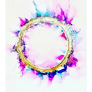 Alcohol Ink Synthetic Paper & Watercolor - Non-Absorbent, Heavy Weight & Tear Resistant - Easily Wipes Off for Reusable Art Paper - Flexible Bright White EVO 9x12 Inch (10 Sheets)