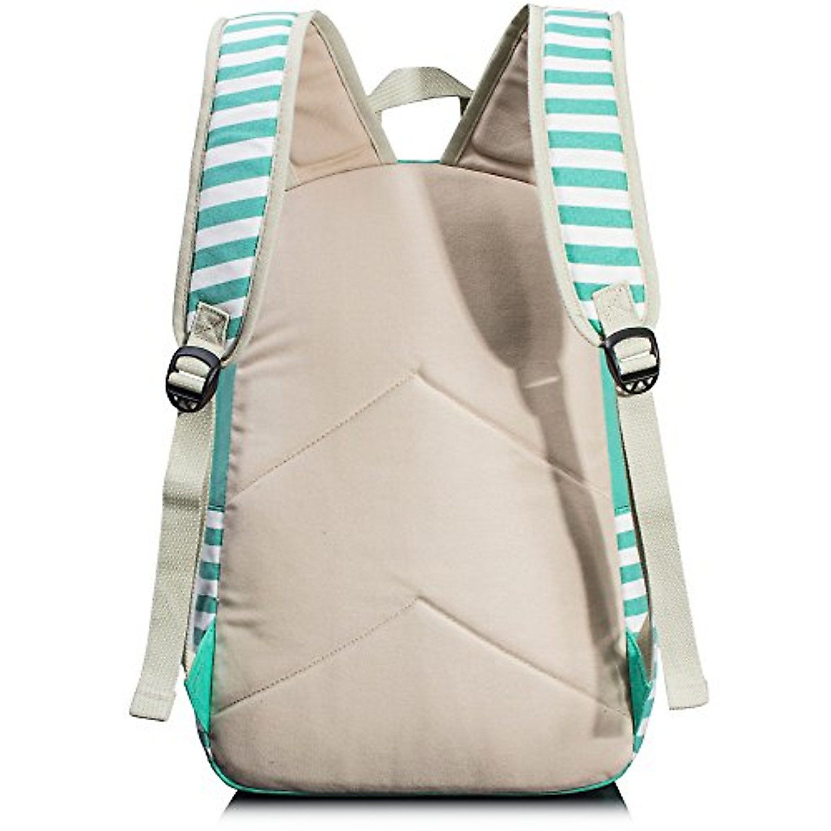Leaper Navy Style School Laptop Backpack Girls Canvas Bookbag Water Blue