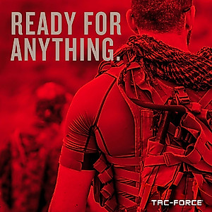 TAC Force- Spring Assisted Folding Pocket Knife – Black Stainless Steel Blade with Black Aluminum Handle, Bottle Opener, Glass Punch and Pocket Clip, Tactical, EDC, Rescue - TF-705 , 3.25 inch blade