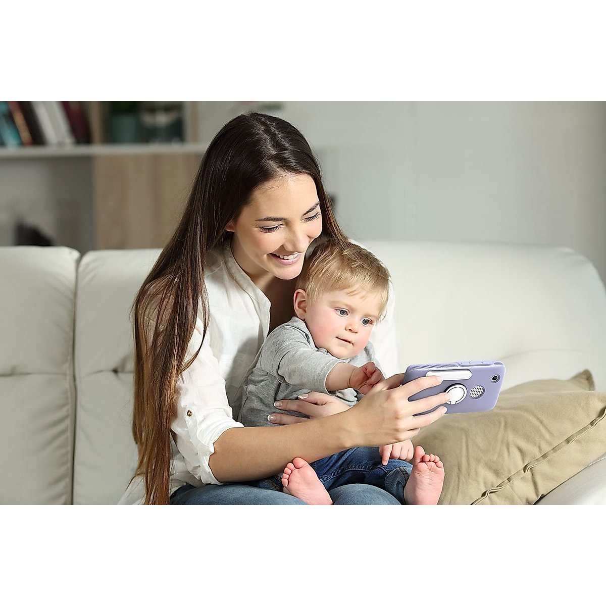 HUBBLE CONNECTED Nursery Pal Deluxe 5" Smart HD Twin Baby Monitor and 2 Cameras with Built-in Rechargeable Batteries to Use at Home Or On The Go