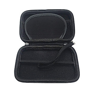 Protective Case Hard Case Carry Cover Bag Pouch Hard Storage Bag with Wrist Strap for Nintendo Gameboy Advance GBA Gameboy Color GBC Black