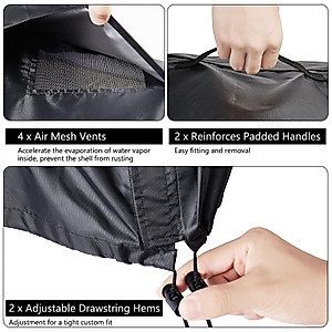 Air Conditioner Cover for Outside AC Units, 32 x 32 x 36 inches AC Covers for Outdoor Waterproof Anti-Hail Windproof Design, Central Air Conditioner Cover Winter Outdoor