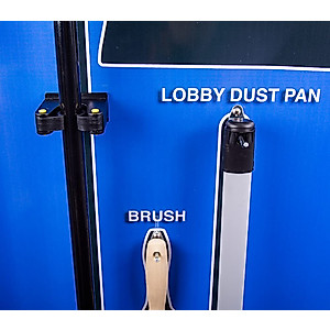 5S Housekeeping Shadow Board Broom Station RED (with Broom Kit)