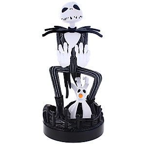 Exquisite Gaming Cable Guys: Disney/NBX Jack Skellington Phone Stand & Controller Holder - Officially Licenced Figure Medium