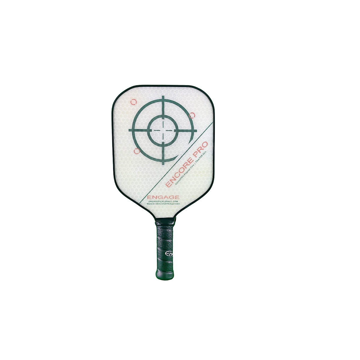 Engage Pickleball Encore Pro Pickleball Paddle - Pickleball Paddles with Polymer Core - USAPA Approved Pickleball Paddles Pickleball Rackets for Adults - Lite (Ruby Red)