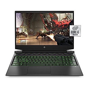 HP Pavilion Gaming 16 Laptop PC, NVIDIA GeForce GTX 1650, Intel Core i5-10300H, 8GB DDR4 RAM, 512GB PCIe NVMe SSD, 16.1" Full HD, Windows 10 Home, Backlit Keyboard (16-a0010nr, Shadow Black)