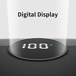 OKZU Heated Vest Battery Pack, 5V 2A Power Bank for Heated Jacket, Pants, Stadium Seats, 10000mAh Small LED Display Fast Charging Portable Charge for Heated Clothing, Camping Chair (Black)