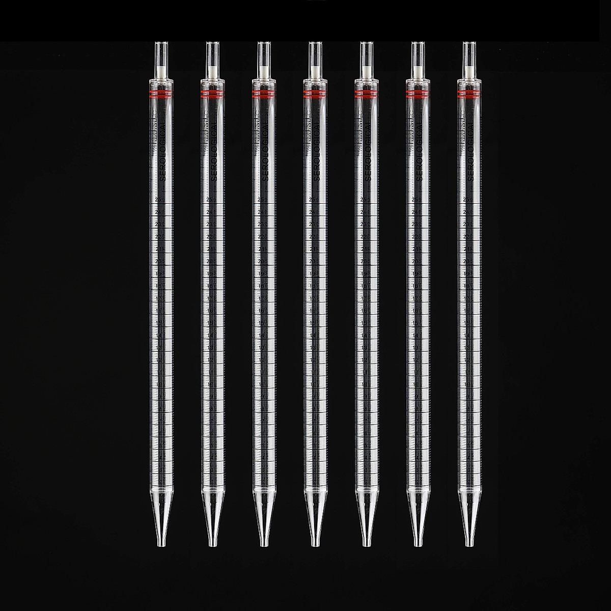 Eowpower 20 Pack 25ml Disposable Sterile Serological Pipettes with Graduated, Individually Packaged