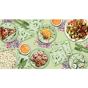 Birthday Galore Two Peas in a Pod Twins Baby Shower Party Tableware Set Includes Plates Napkins | Kit for 24