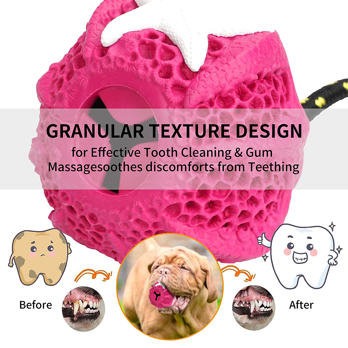 ROYAL PETS USA Indestructible, Durable & Tough Octopus Dog Chew Toy for Aggressive Chewers. Slow Treat Dispensing Interactive Toys for Small, Medium & Large Breed with 100% Natural Rubber & Flavor.