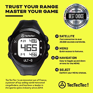 TecTecTec VPRO500 Golf Rangefinder and ULT-G GPS Watch
