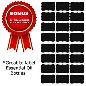 Glass Eye Droppers for Essential Oil 15ml (1/2 Ounce) - Fit 15ml Essential Oil Bottles