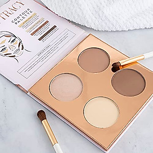 ELLEN TRACY Contour Palette, Full Coverage, Highlight, Illuminate, Light Contour and Dark Contour, Contour Makeup Palette for Women and Girls