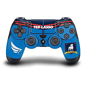 Head Case Designs Officially Licensed Ted Lasso Jacket Season 1 Graphics Vinyl Sticker Gaming Skin Decal Cover Compatible With Sony PlayStation 4 PS4 Slim Console and DualShock 4 Controller