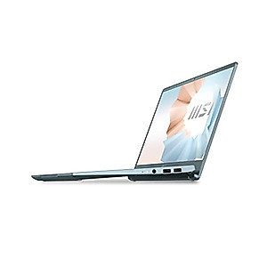 MSI Modern 14 Professional Laptop: 14" IPS-Level Thin Bezel Display,Intel Core i7-1165G7, Iris Xe, 8GB, 512GBSSD, Win10, Blue Stone(B11MO-241)