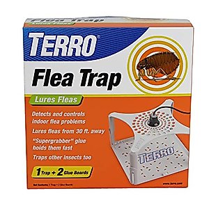 TERRO T230 Indoor Electric Flea Light Refillable Flea Trap and Killer