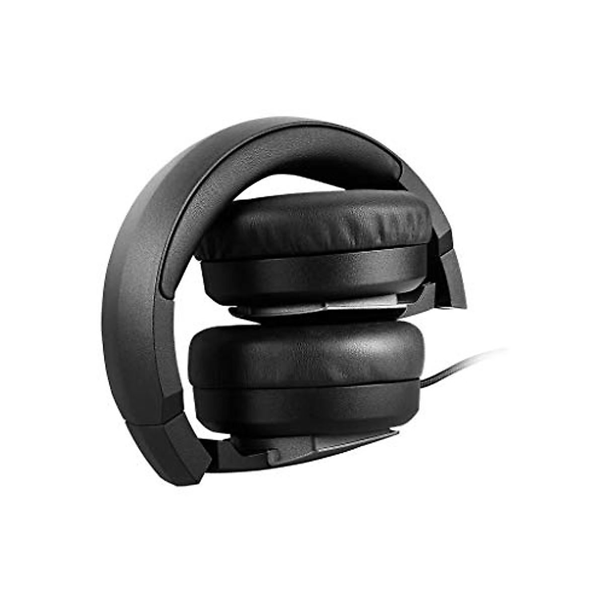 MSI Immerse GH61 Gaming Headset, Hi-Res Virtual 7.1 Surround Sound, Built-in ESS DAC & AMP, 3D Audio, Swappable Ear Cushions, 3.5mm Jack/USB, Carrying Case Included, PC/Mac/PS4/Xbox