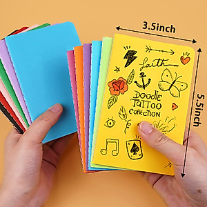 Gwybkq Small Lined Notepads Bulk 60 Pack Mini Journal Pocket Notebooks Set Colorful Cover Notebooks for Kids 3.5 x 5.5 Inches, 30 Sheets/60 Pages