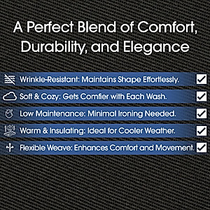 Pico Textiles 1 Yard - Black Poly Cotton Twill Fabric - Sold by The Yard - Ideal for Pants, Jackets, Skirts, and Upholstery, Polyester Cotton Fabric for Sewing, Embroidery Fabric