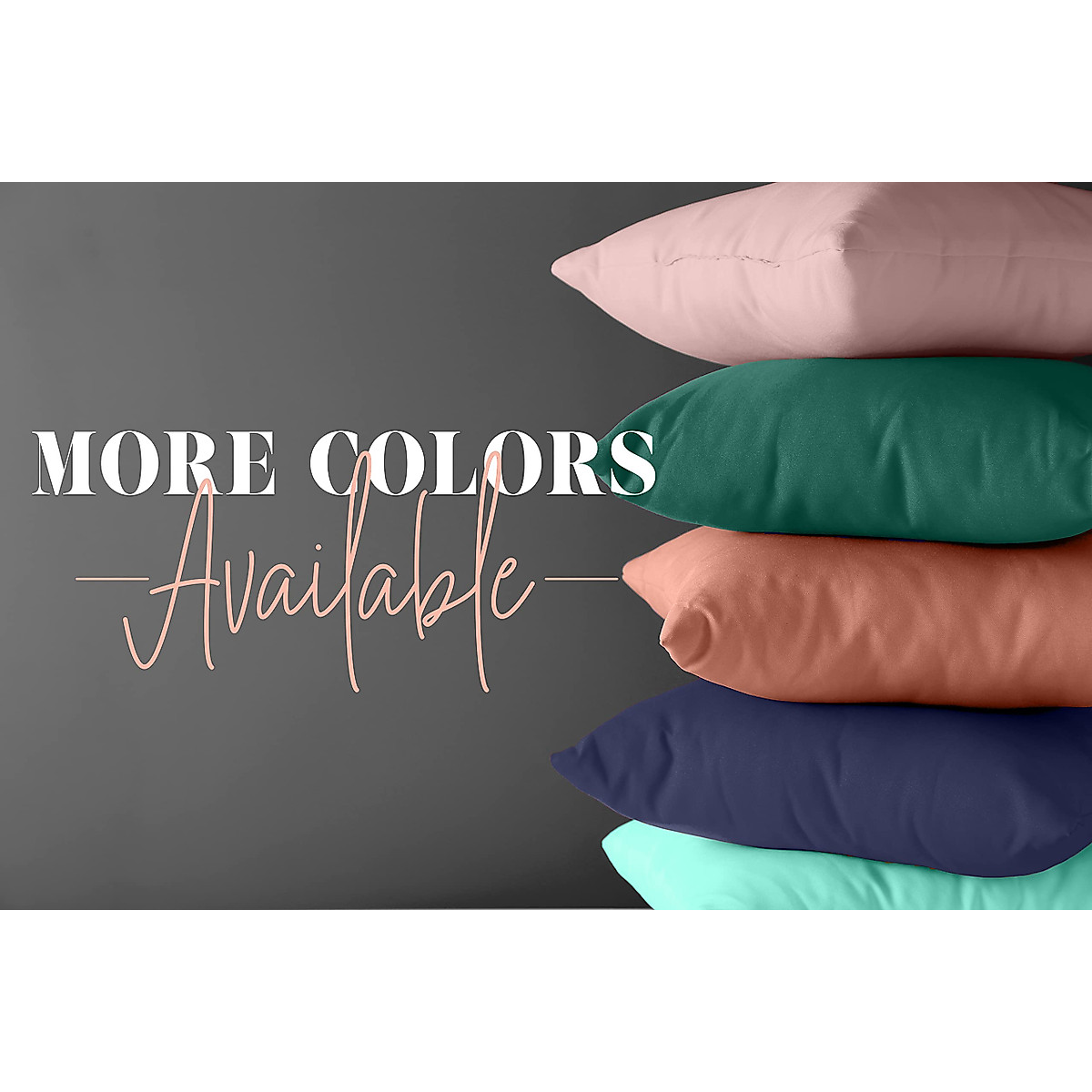 Elegant Comfort 1500 Thread Count Embroidered Egyptian Quality Luxurious Silky Soft Wrinkle & Fade Resistant 2-Piece Pillowcase, King, Chocolate Brown