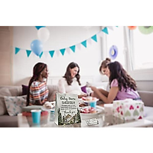 Baby Name Suggestion For Baby Shower Games, Forest Themed Name Suggestion Game Card, Party Favors Supplies Decorate For Baby Showers Game Cards, 1 Sign & 50 Cards Per Pack –(bbname-009)