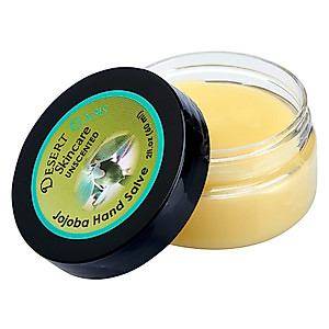 Jojoba Oil Hand Salve. Over 50% Pure Organic Jojoba Oil. Moisturizes Hair, skin, face, hands, feet naturally. Softening formula with Organic Beeswax and Organic Avocado Oil.(2 oz/60gm)