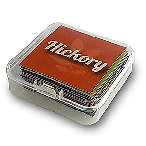 15 Pellet Smoker Wood Flavor Label Magnets 2” x 2” for BBQ Grill Grilling Wood Pellets Smoker Hopper Outdoor Waterproof Magnetic Identification Perfect Accessories for Meat Smoking Guide Gifts – White