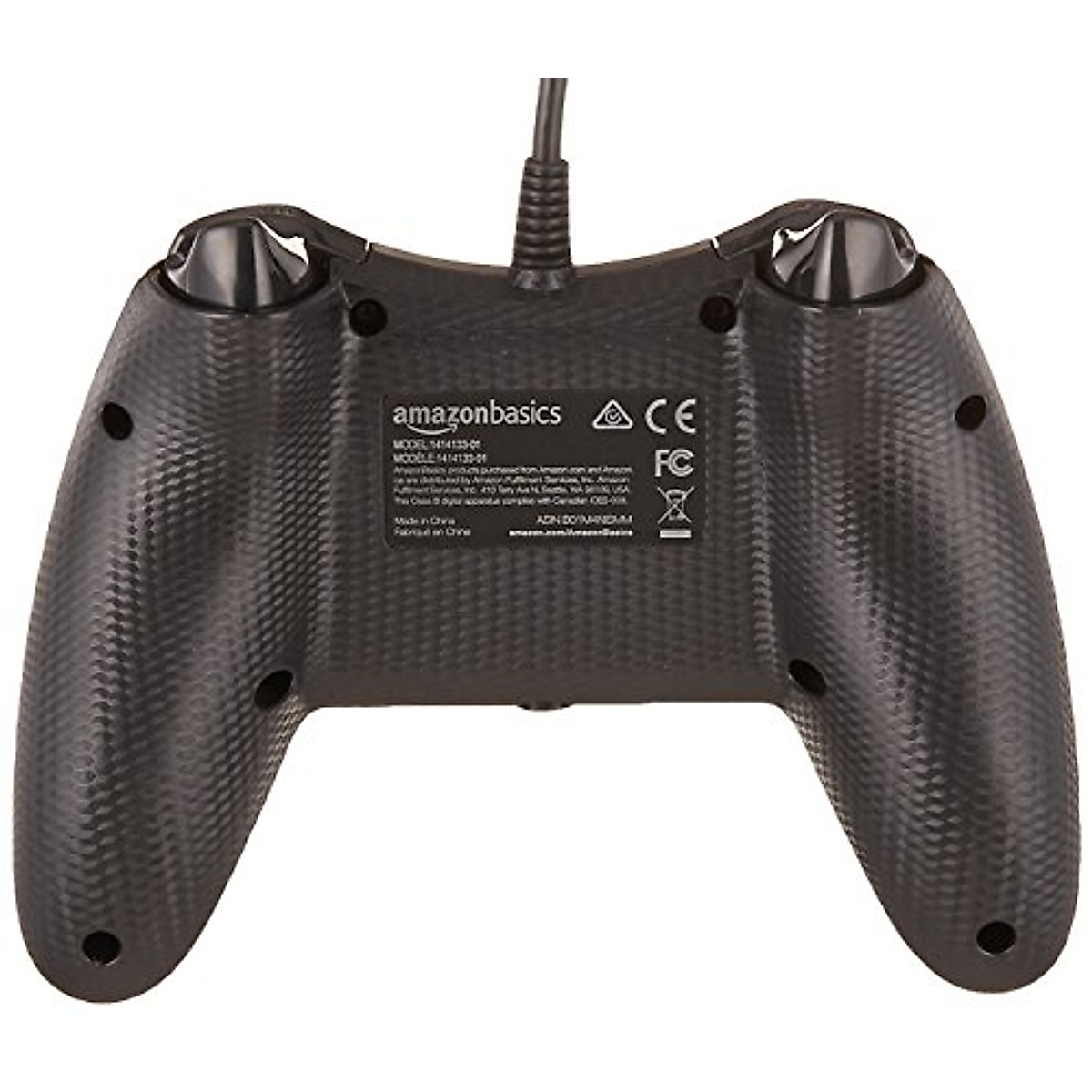 Amazon Basics Xbox One Wired Controller - 9.8 Foot USB Cable, Black, Version 2