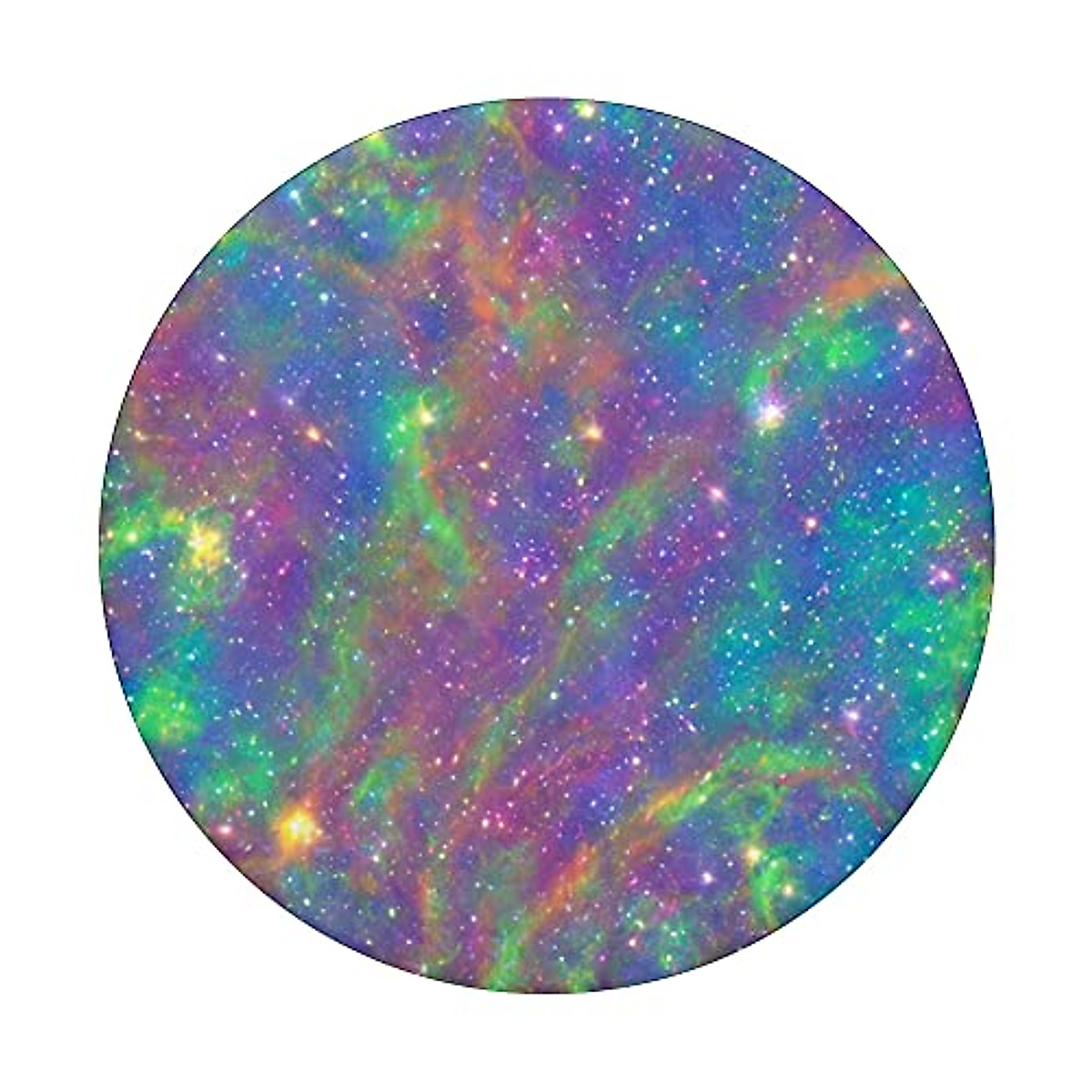 Galaxy and space as well as astronaut abstract painting PopSockets Swappable PopGrip