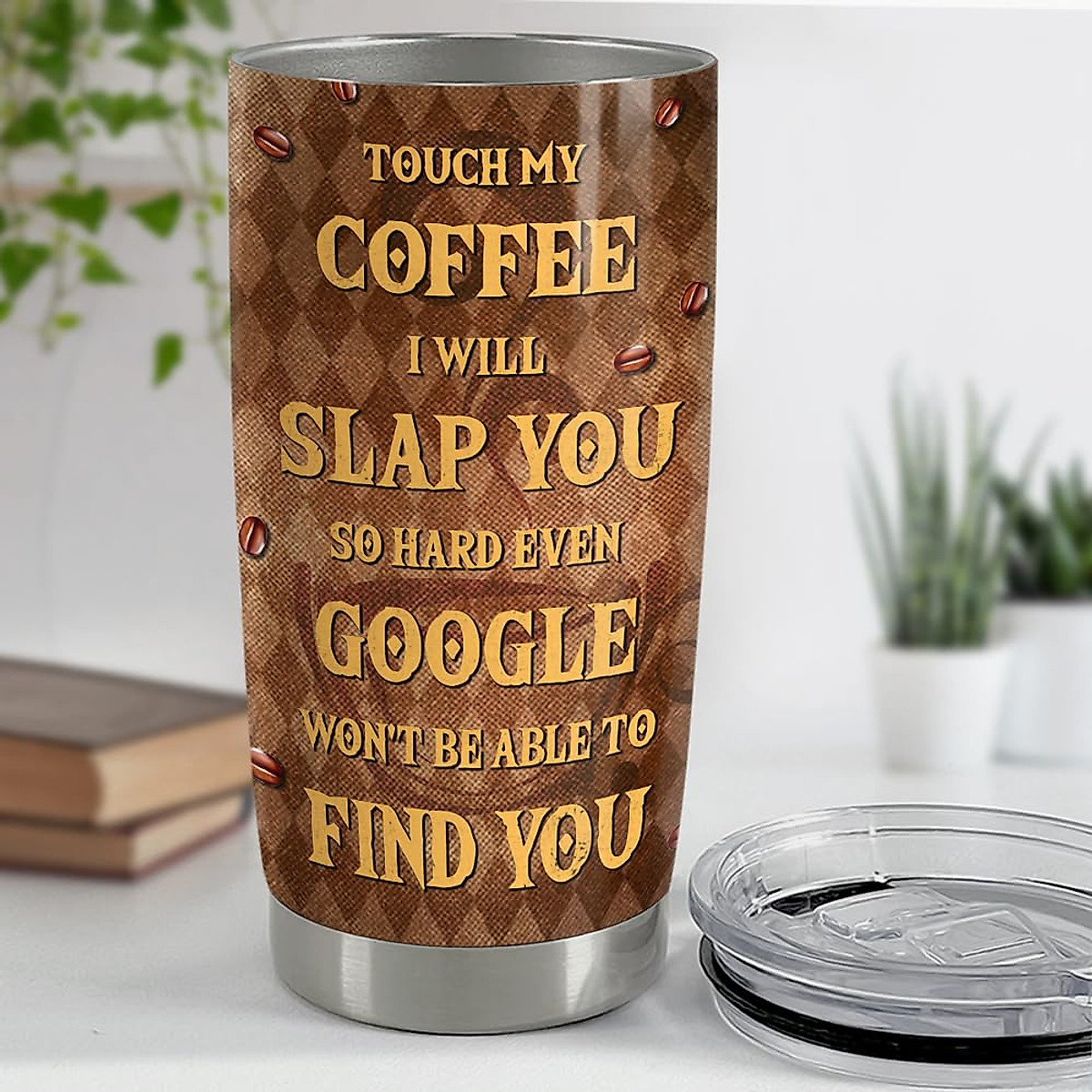 SANDJEST Personalized Black Cat Tumbler Funny Coffee 20oz 30oz Tumblers with Lid Gift for Women Girl Daughter Sister Mom Cat Lovers Christmas Birthday