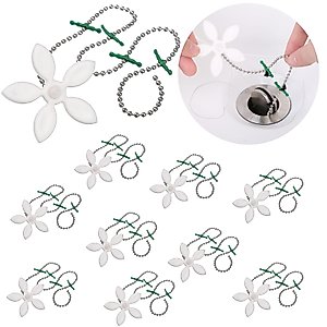 10 Pack Drain Hair Catcher, Flower Hair Drain Catcher, Bathtub Drain Cover Drain Clog Protectors for Bathtubs and Sinks