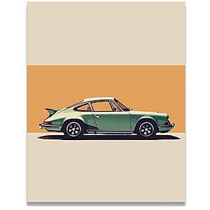 Inspirational Wall Art Co. - Power | 2023 Porsche 911 - Car Posters for Boys Room - Car Wall Decor - Car Room Decor - Car Posters for Men | 11x14 Inches Unframed