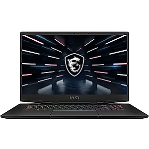 MSI Stealth GS77 17.3" 120Hz 4K UHD IPS Gaming Laptop (Intel i9-12900H 14-Core, 64GB DDR5, 2x8TB PCIe SSD RAID 0 (16TB), GeForce RTX 3080 Ti 16GB, Per Key RGB Backlit, Killer WiFi 6E, Win11Pro) w/Hub