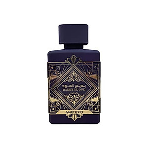Lattafa Bade'e Al Oud Amethyst for Unisex Eau de Parfum Spray, 3.4 Ounce