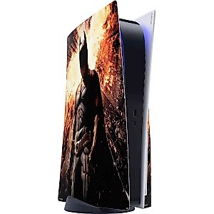 Skinit Decal Gaming Skin Compatible with PS5 Console - Officially Licensed Warner Bros The Dark Knight Rises Design