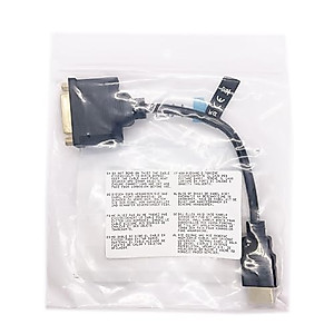 HDMI (M) to DVI-D (F) Lead Adapter (DVI-D Dual Link 24+1) DVI Female to HDMI Male Adaptor with Gold-Plated Connector 1080P Full HD Converter 15cm