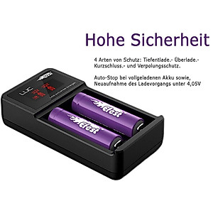 Efest LUC Charger with Digital LCD Battery Readout