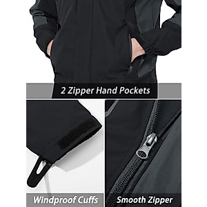 MAGCOMSEN Jackets for Men Winter Jacket for Men Hiking Jacket for Men Soft Shell Jacket Waterproof Jacket for Men Spring Jacket for Men Ski Jacket for Men