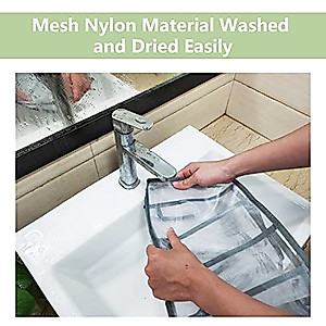 DFFA 2PCS Wardrobe Clothes Drawer Organizer Storage(Upgraded Large 6 Grids),Closet Clothing Storage Jeans Box Washable Organization , Foldable Divider for shirts Sweater