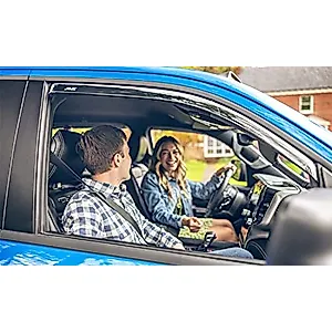 Auto Ventshade [AVS] In-Channel Ventvisor / Rain Guards | Fits 2007 - 2014 Ford Edge, 2007 - 2015 Lincoln MKX- Smoke, 4 pcs. | 194141