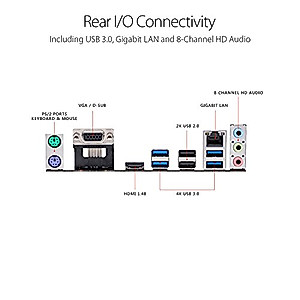 ASUS PRIME A320M-K AMD Ryzen AM4 DDR4 HDMI VGA M.2 USB 3.1 Micro-ATX Motherboard