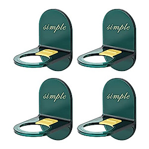 Daveitl 4PCS Retractable Shower Gel Hanger, No Punching Shower Gel Storage Rack, Shampoo Bottle Shelf, Shampoo Hook Bathroom Accessories for Shower Kitchen Bathroom Toilet Wall (B)